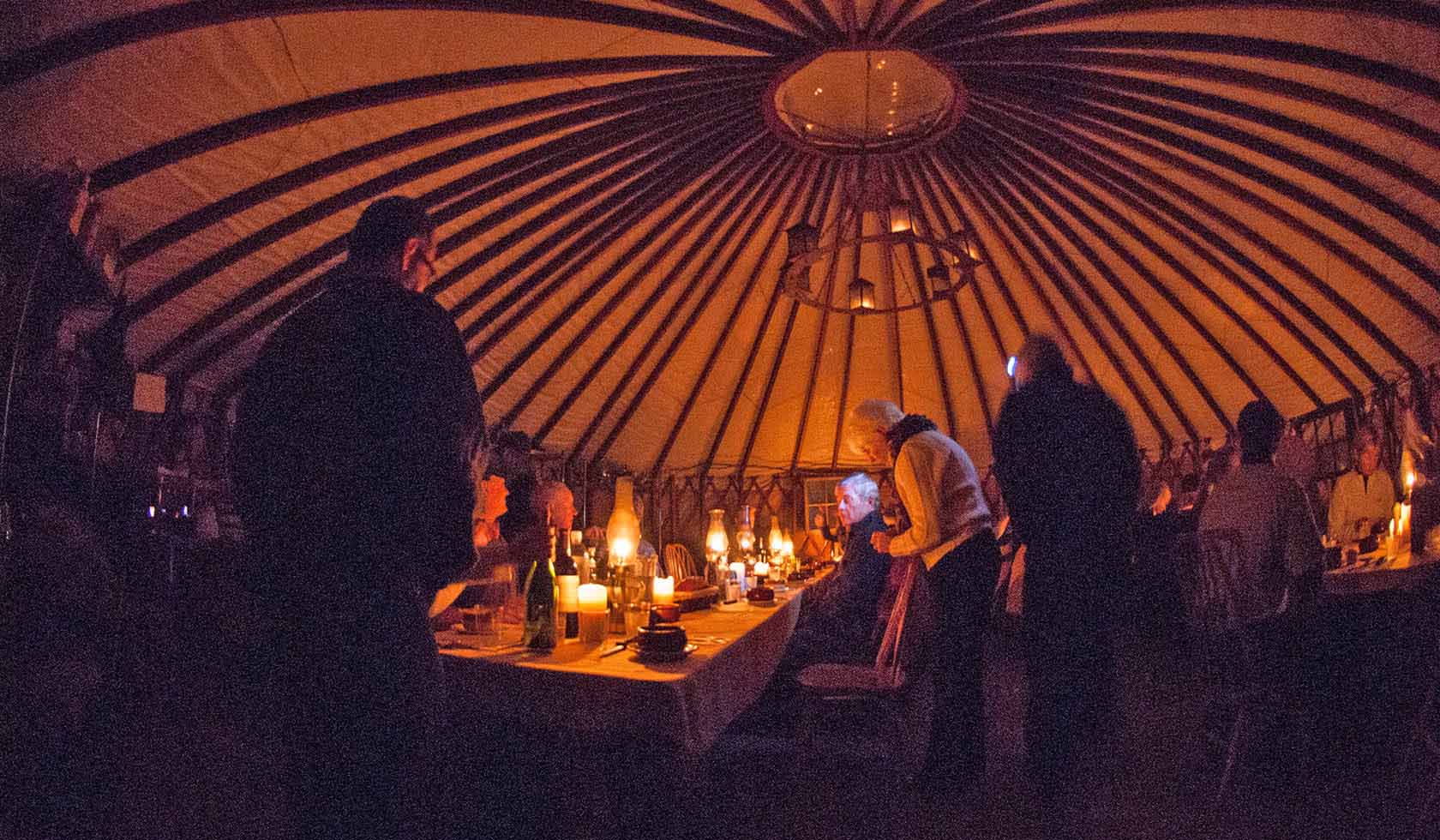 Montana Dinner Yurt | Two Pines Vacation Rentals
